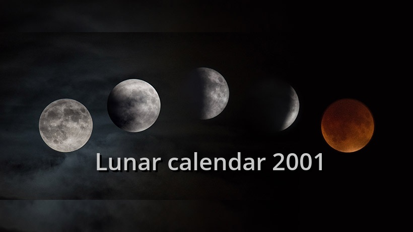 Lunar calendar 2001